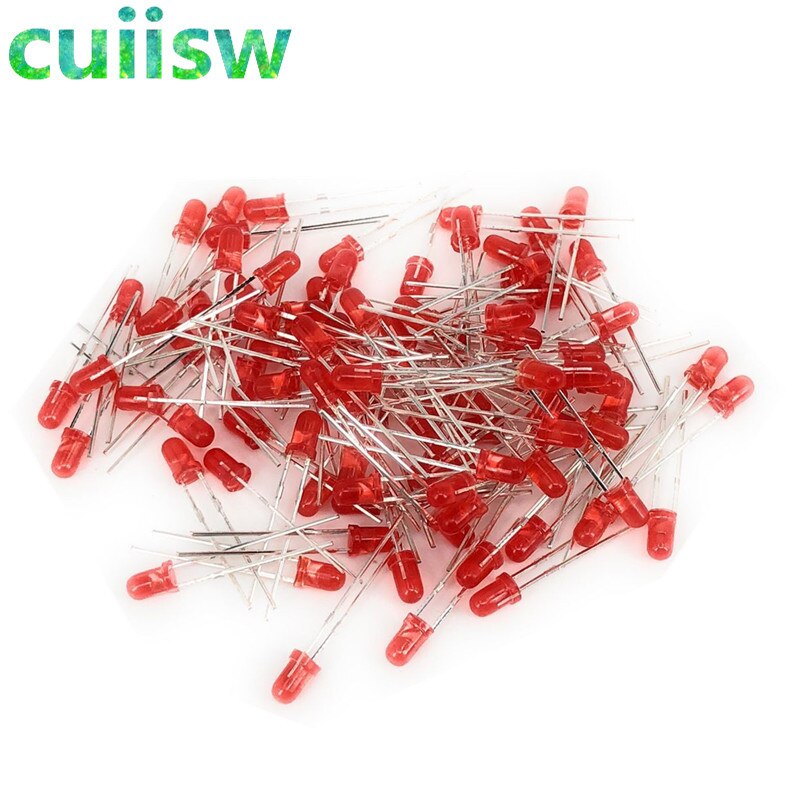 1000 stuks 3mm Rood Wit Groen geel Blauw LED light... – Grandado