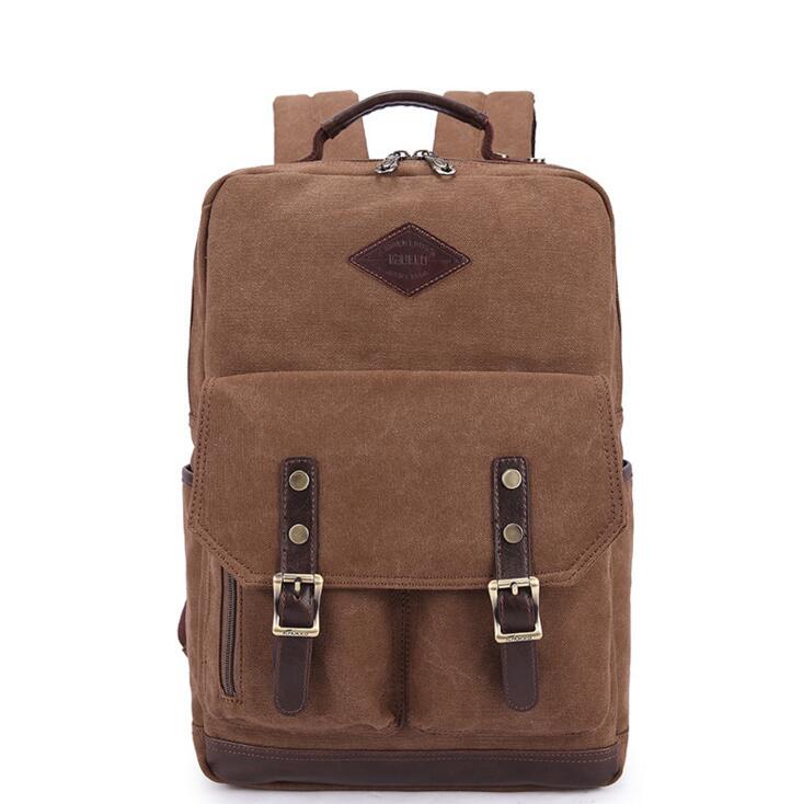 X-Online 032717 man canvas backpack men travel bag – Grandado