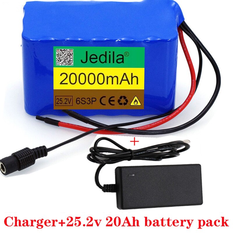 100% 24V 20Ah 6S3P 18650 batterie au lithium batte... – Grandado