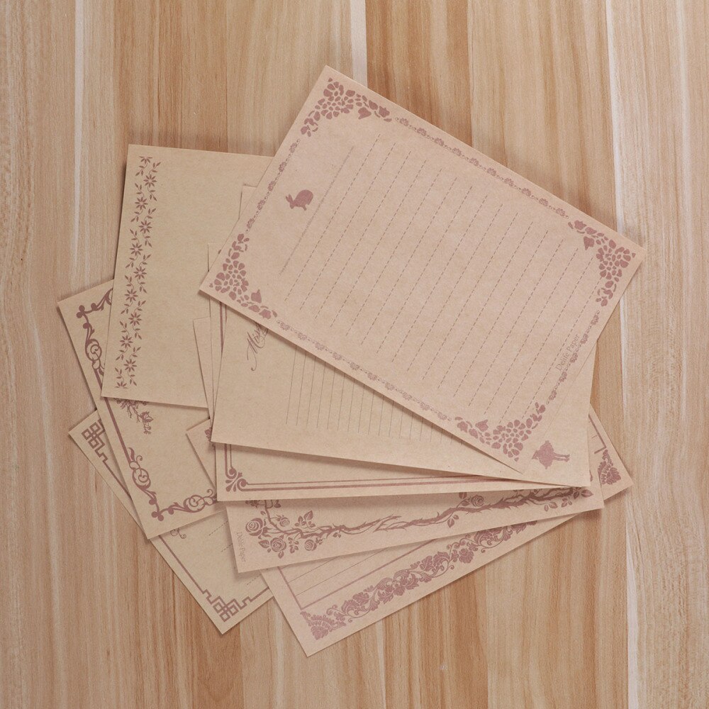8 Pcs Writing Retro Crafts Vintage Stationery Lett... – Vicedeal