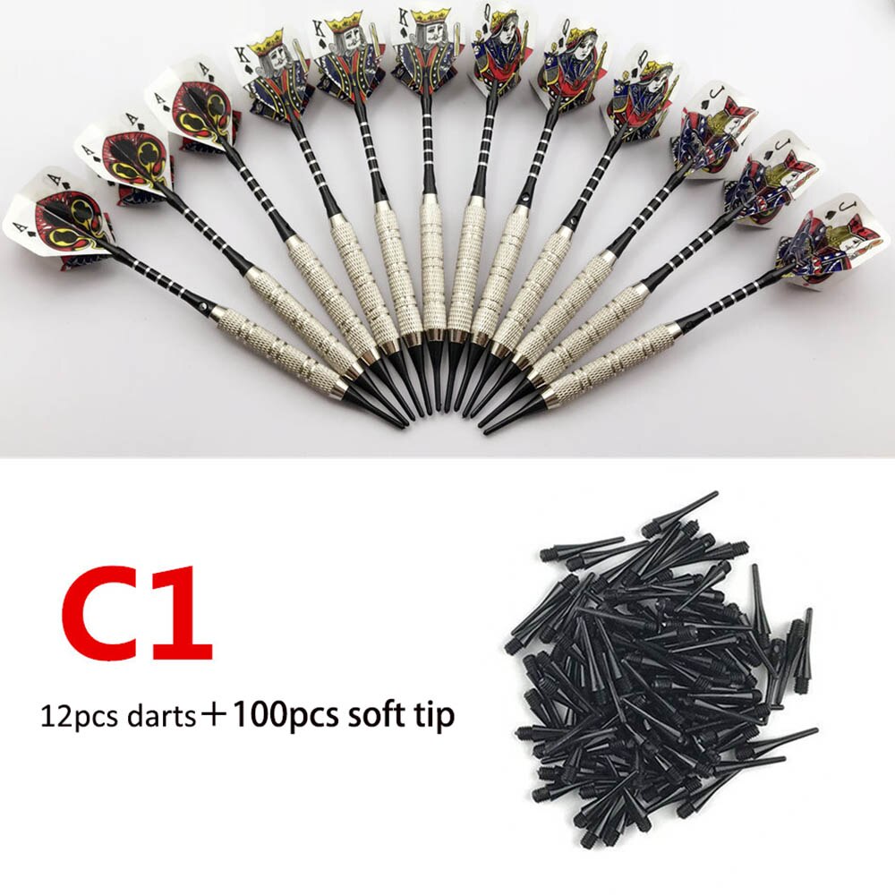12Pcs 19g Electronic Safe Darts Nylon Soft Tip Bra... – Grandado