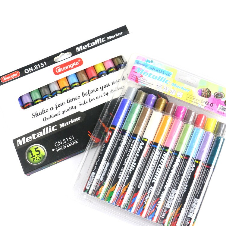 Color Metal Marker Water Based Black Card Paint Hi... – Vicedeal
