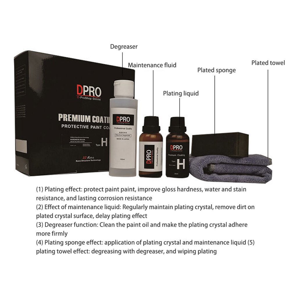 9H Liquid Glass Ceramic Car Coating Waterproof Nan... – Grandado