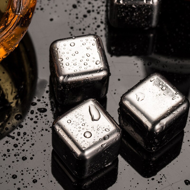 Whisky Stones Ice Cubes Set Reusable Food Grade St... – Grandado