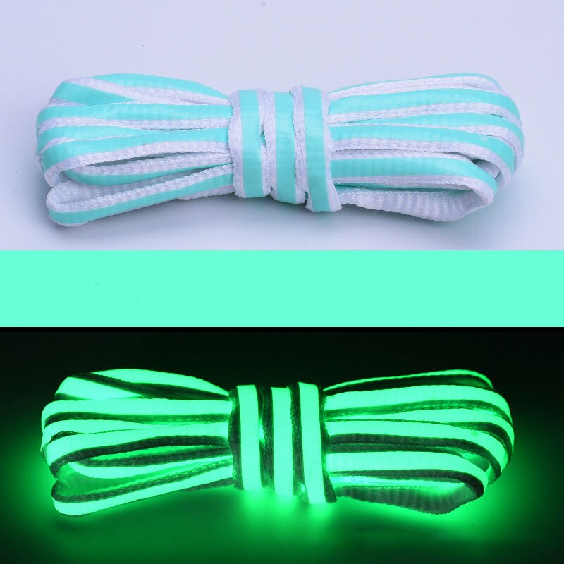 1 Pair 120/140cm Flat Reflective Runner Shoe Laces... – Grandado