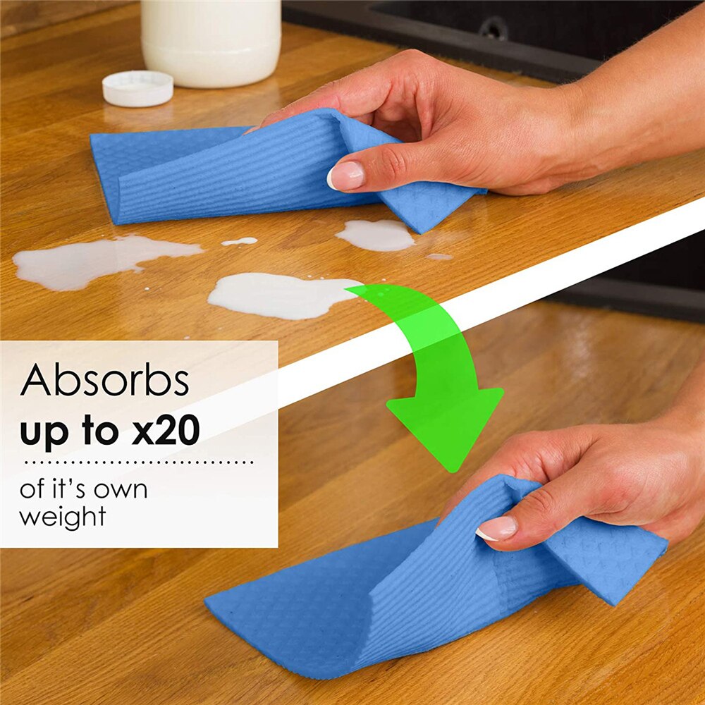 Kitchen rag cellulose sponge cloth super absorbent... – Grandado
