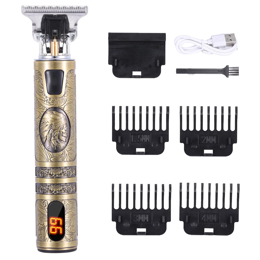 LCD Hair Clipper Hair Trimmer for Men Electric Sha... – Vicedeal