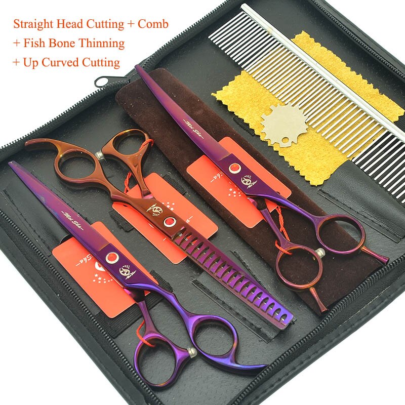 Meisha 7" Pet Scissors Set Dogs Grooming Cutting S... – Vicedeal