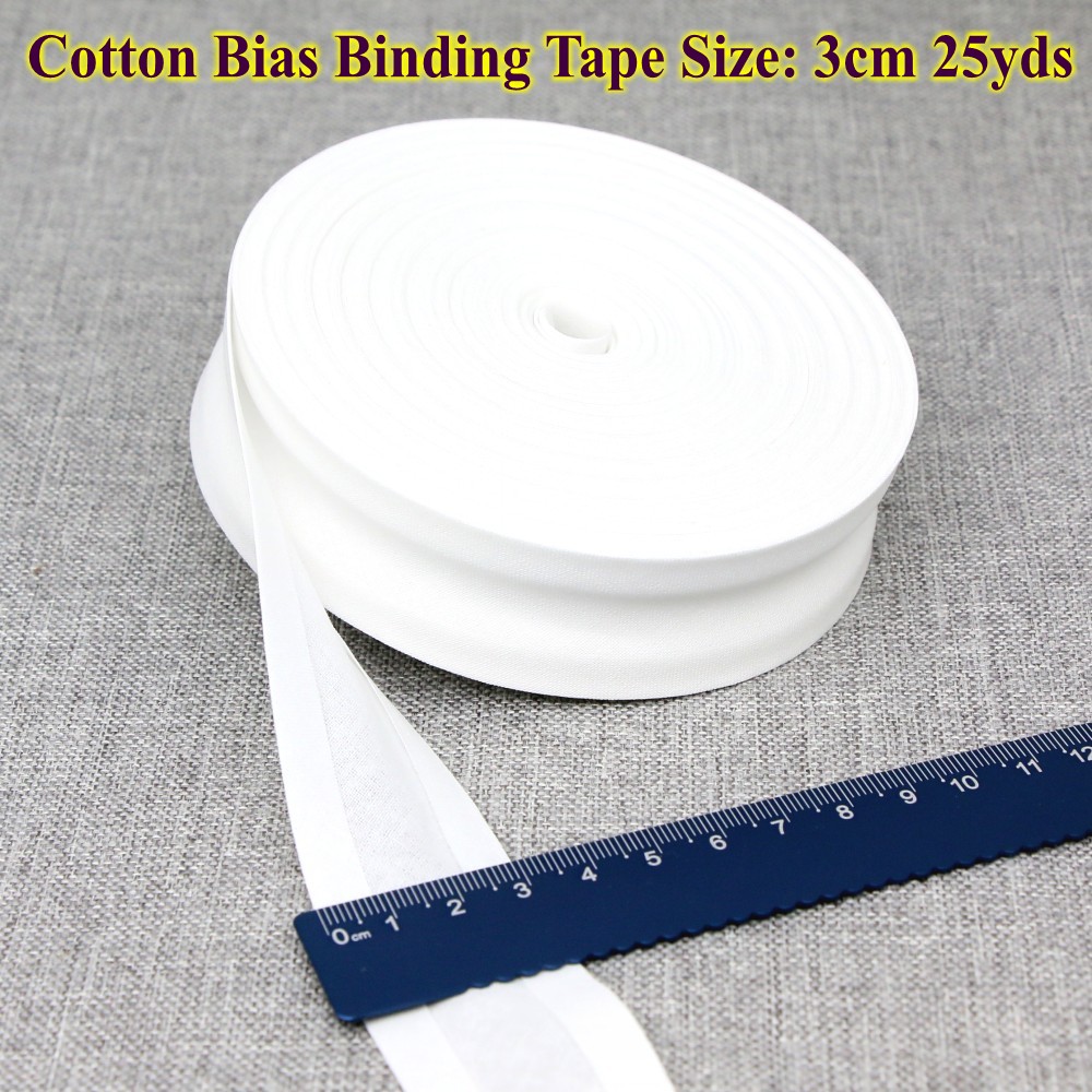 Cotton Bias Binding Tape Size 3cm 2yds DIY handmad... – Grandado