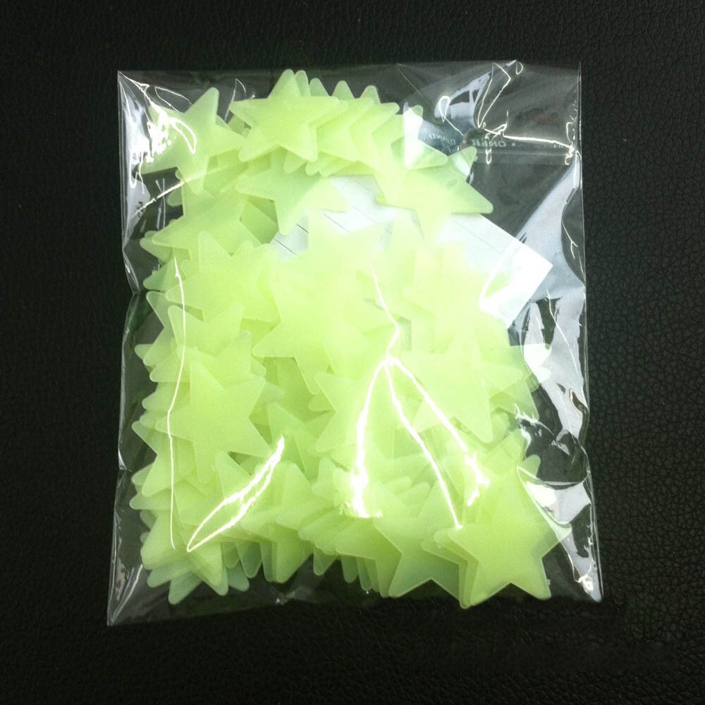 100PC Sky Starry Nightlight Clear Star Wall Sticke... – Grandado