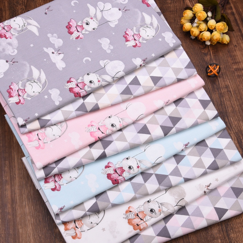 160cm*50cm rabbit cotton fabric DIY bedding quilti... – Grandado