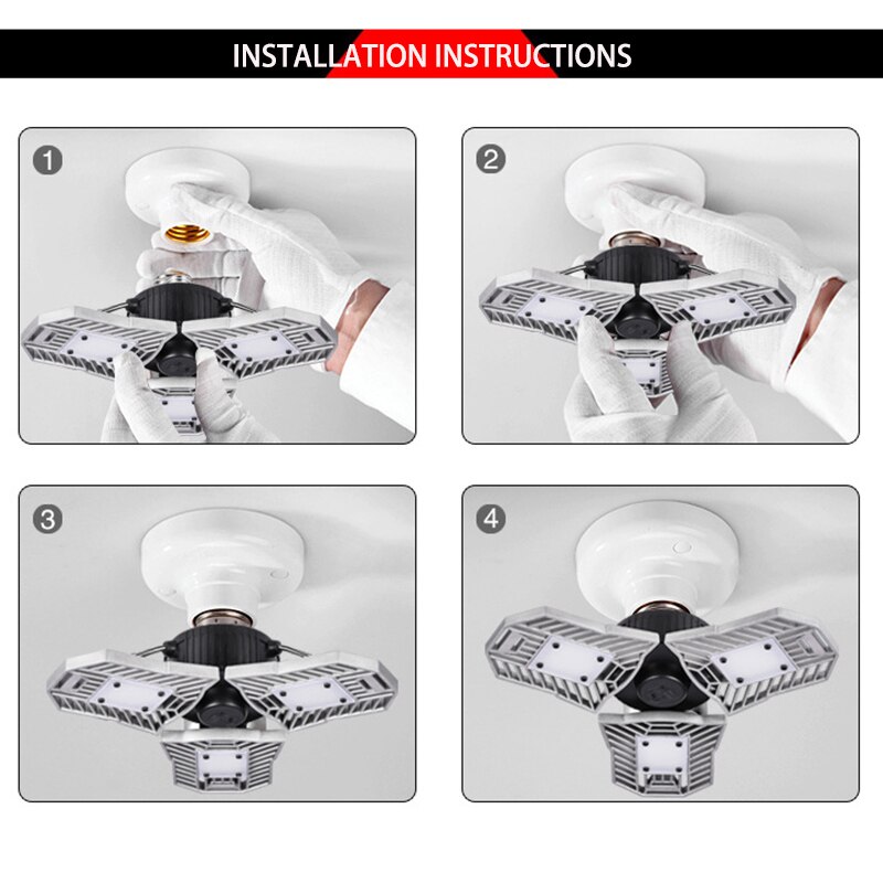 Super Bright E27 60W UFO LED High Bay Light Garage... – Grandado