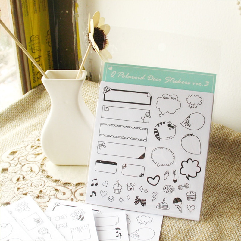 6 Sheets/set DIY Cute Calendar Paper Stickers for ... – Grandado