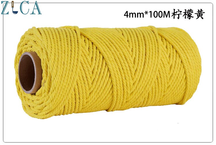 4mm X 110yards X100M Colorful Cord Rope Thread Twi... – Vicedeal