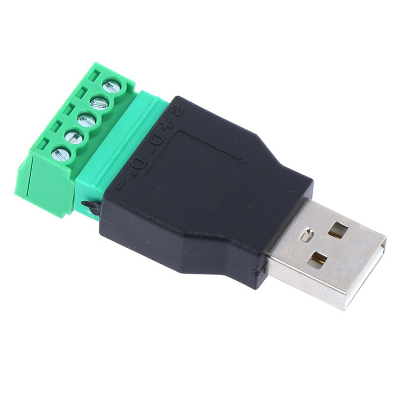 USB 2.0 Type A Male To 5P Screw W/ Shield Terminal... – Vicedeal