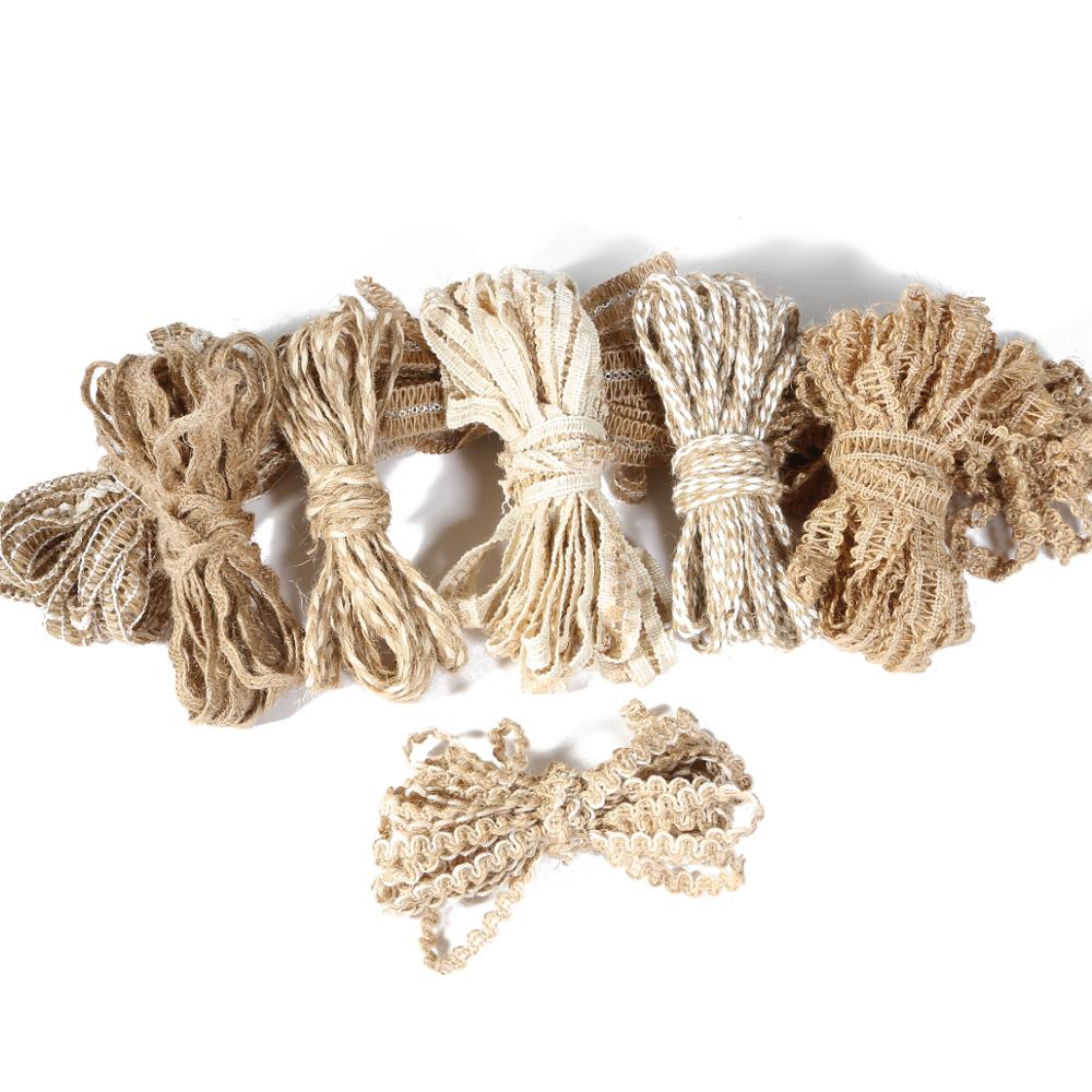 5M Natural Burlap Hessian Jute Twine Burlap For Pa... – Grandado