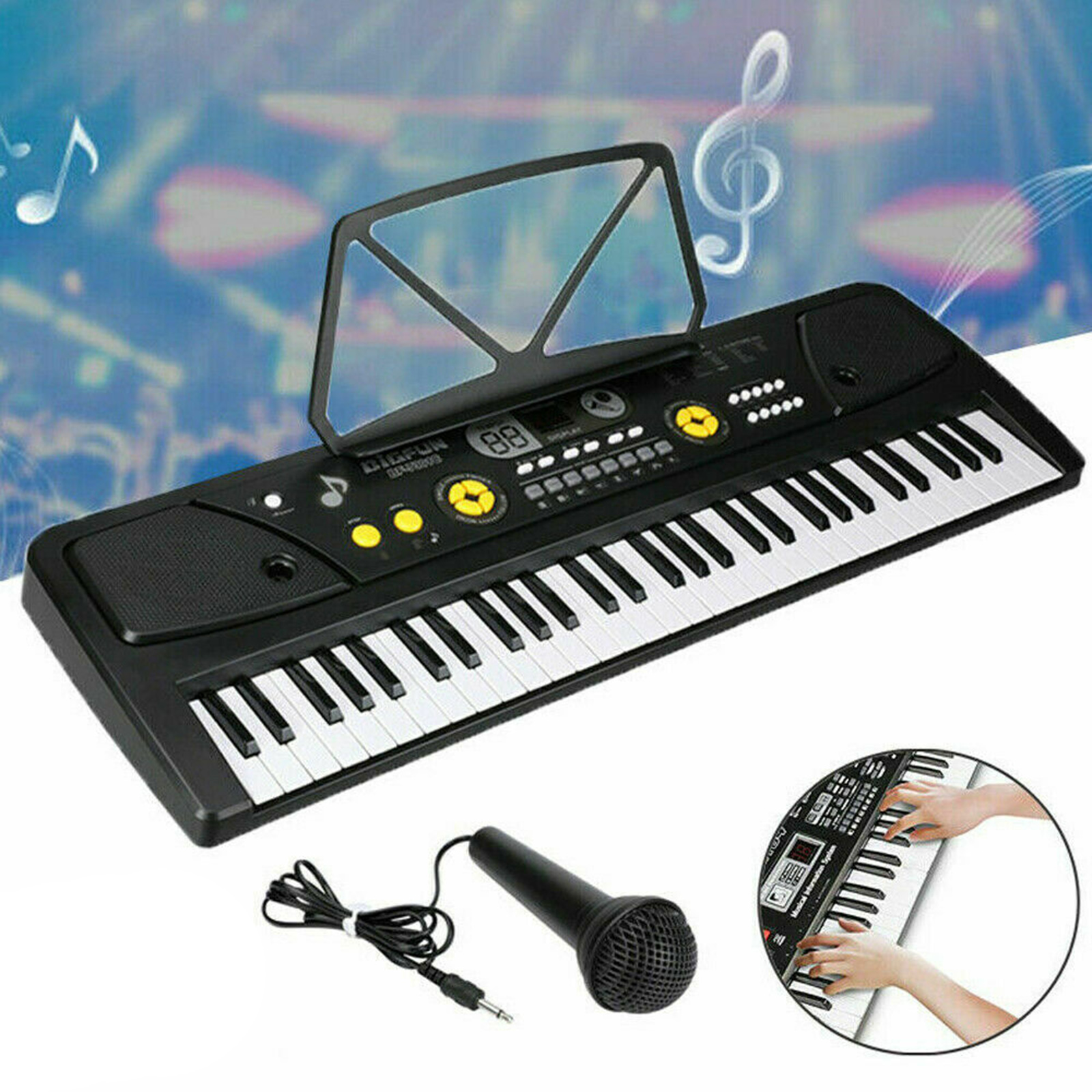 Instrument Kit Plastic Digital Music Piano Keyboar... – Grandado