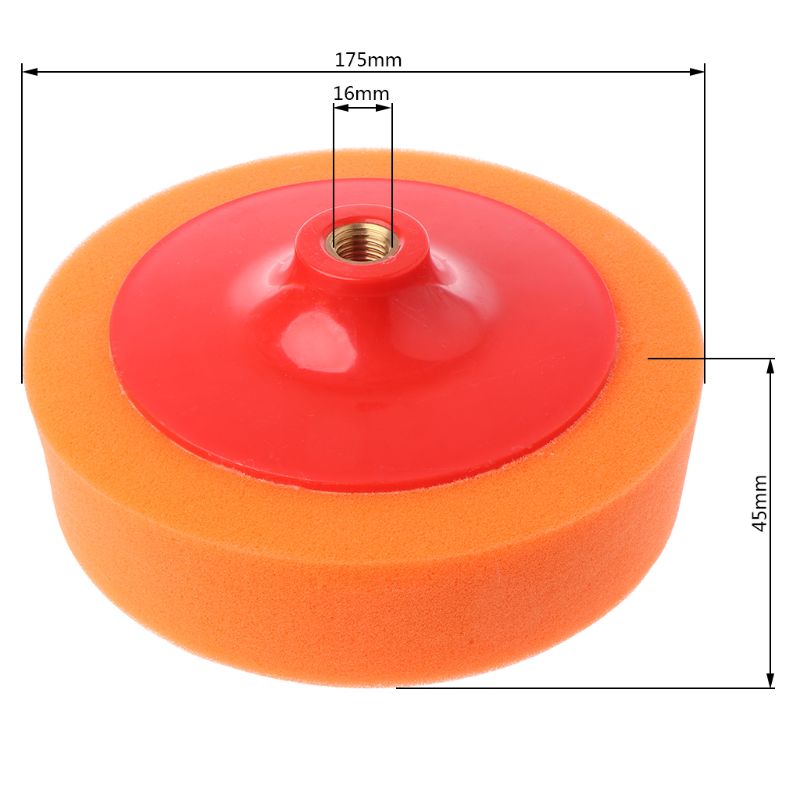 125mm 175mm Auto Polijsten Buffing Polijsten Pad S... – Grandado