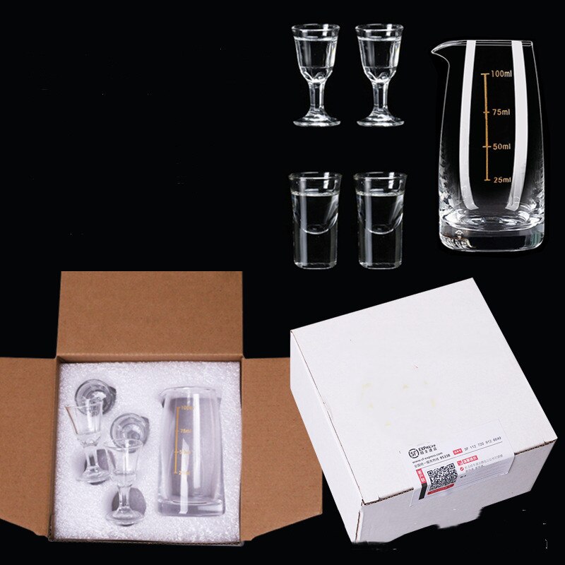 Glass Liquor Wine Set, 100ml Liquor Glass Distribu... – Grandado