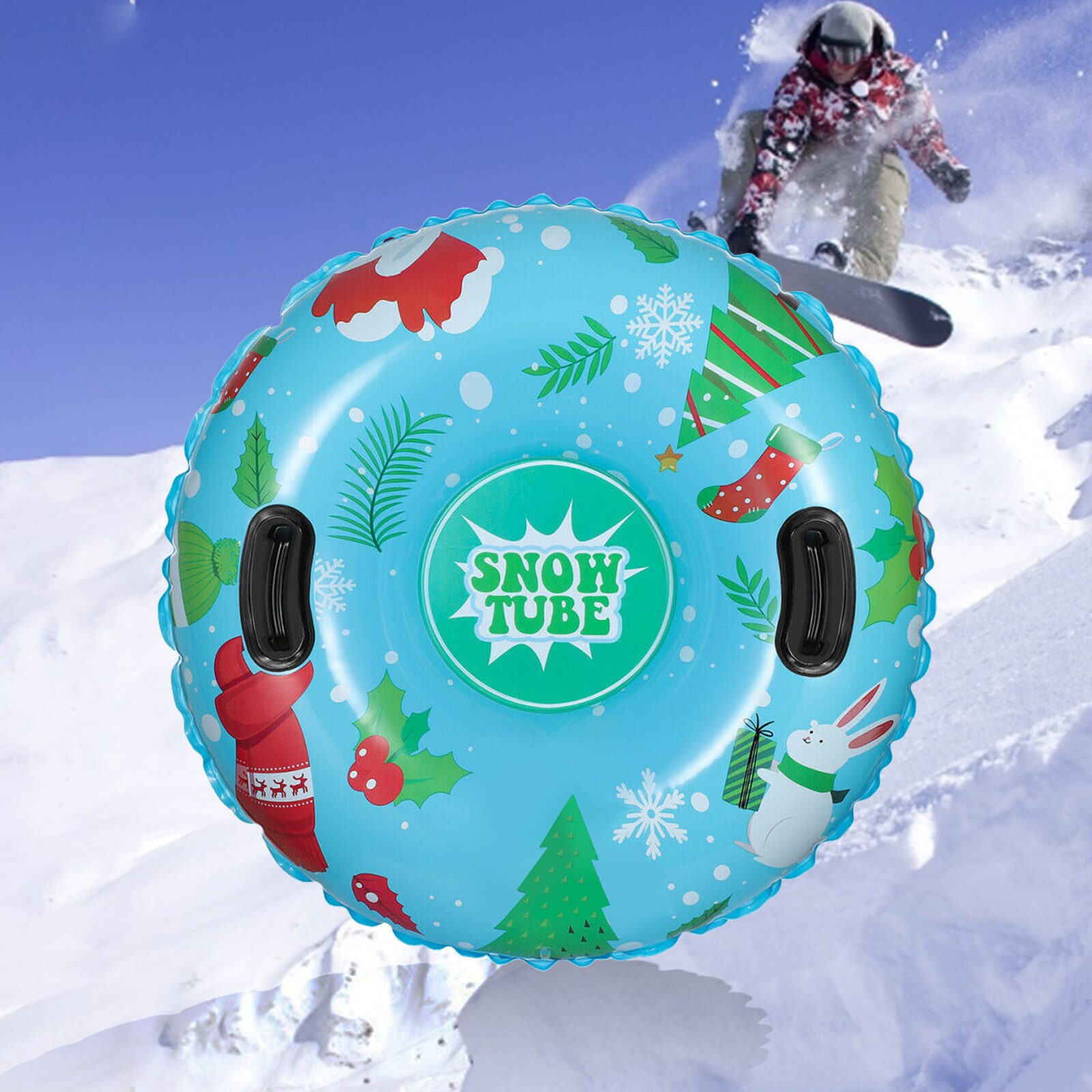 Skiing Snow Tube Tubing Heavy Winter Inflatable Sk... – Grandado