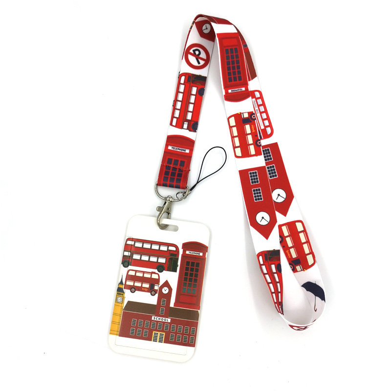 England British bus Lanyard Credit Card ID Holder ... – Vicedeal