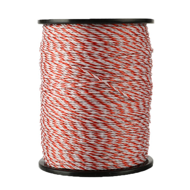 500M Roll Electric Fence Rope Red White Polywire w... – Grandado