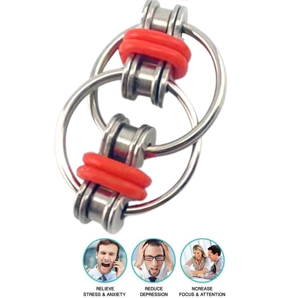 Flippy Chain Fidget Toy Relieves Stress Reducer AD... – Vicedeal