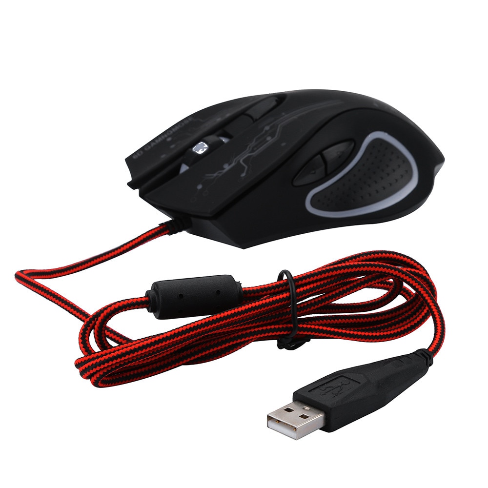 VOBERRY USB Wired Mouse 5500DPI 6 Buttons Gaming M... – Vicedeal