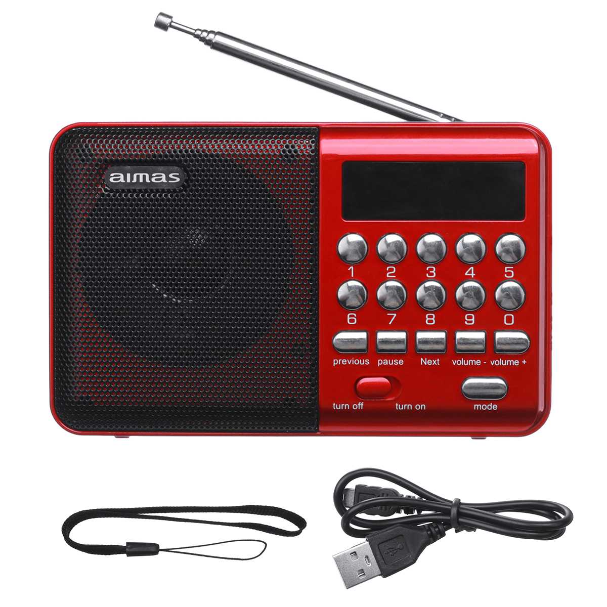 Mini Portable Radio Handheld Digital FM AM USB TF ... – Grandado