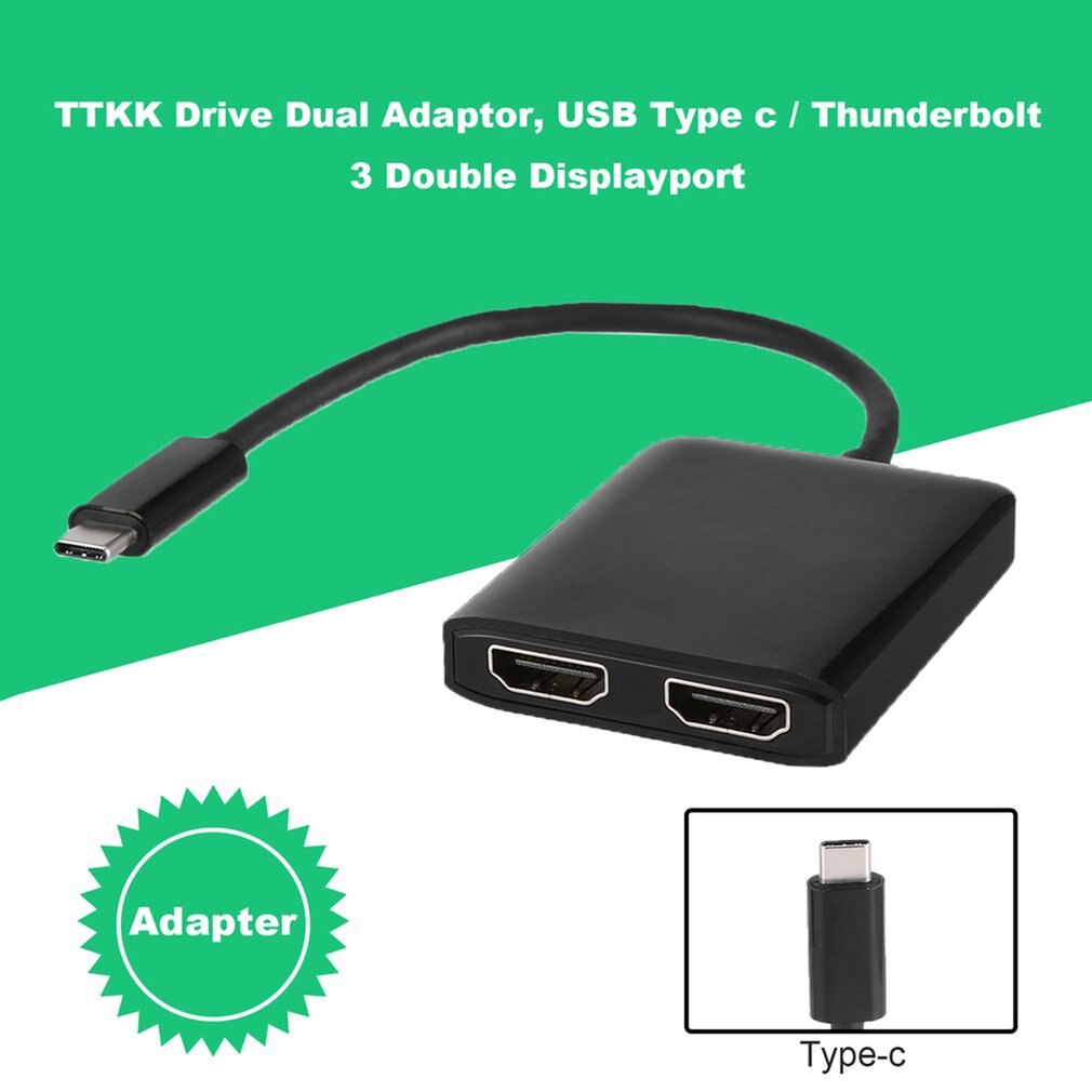 Ttkk Drive (displayport Dual Adaptor, Usb Type C /... – Grandado
