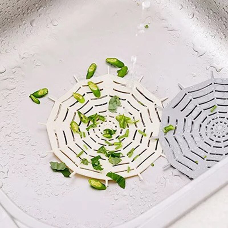 Kitchen Drain Filter Spider Web Sucker Anti-displa... – Grandado