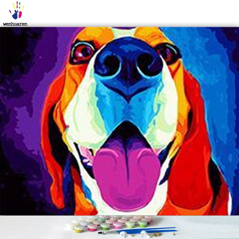 DIY colorings pictures by numbers with colorsAbstr... – Grandado