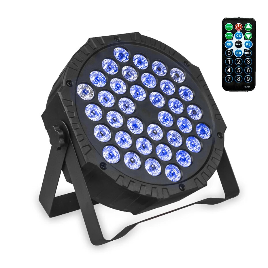 36 LED Stage Full Color Flat Par Lighting Effect R... – Grandado