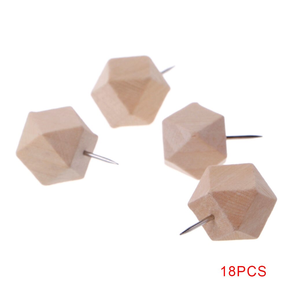 18/60/100pcs Straw Hat Shape Tacks Wooden Thumb Bo... – Vicedeal