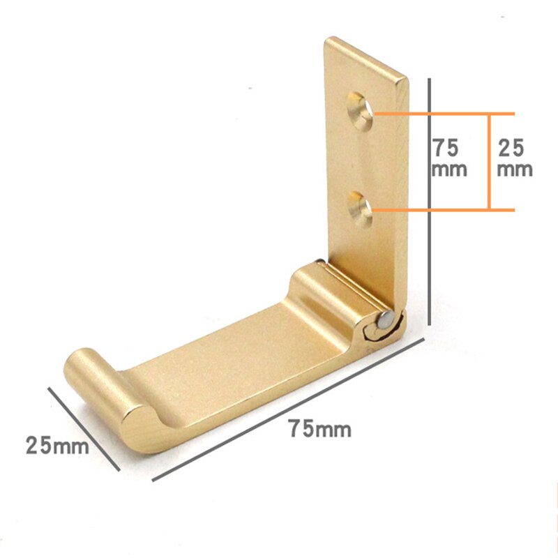 90 Degrees Folding Clothes Hook Aluminum Alloy Pun... – Vicedeal