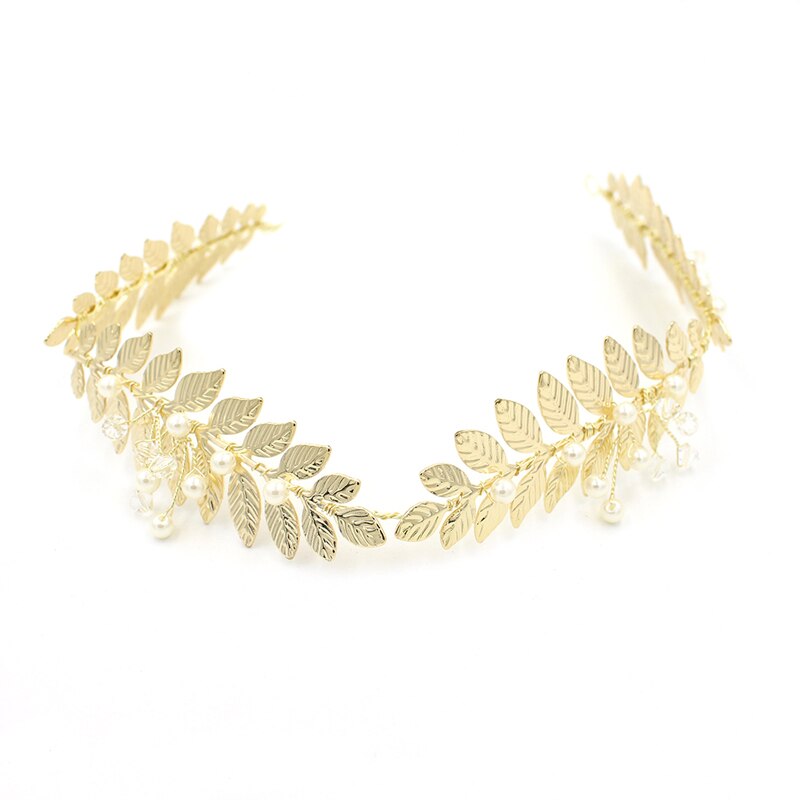 O847 Pretty gold plated crystal bridal headpieces ... – Grandado