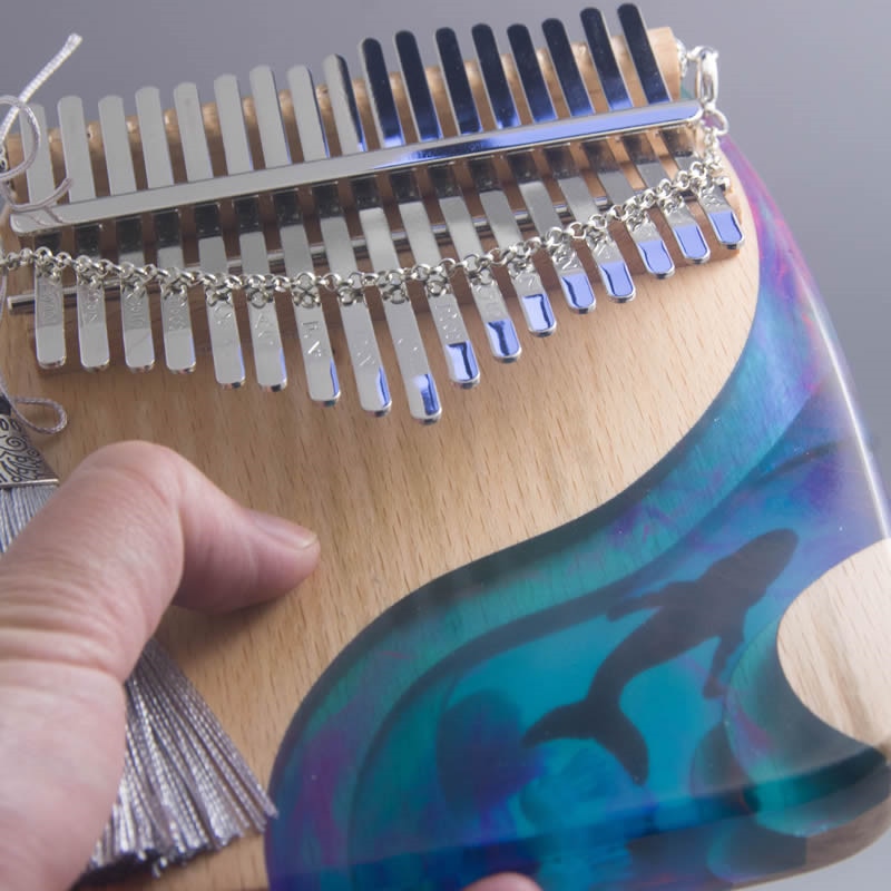 Original plate 17-tone thumb piano kalimba – Vicedeal