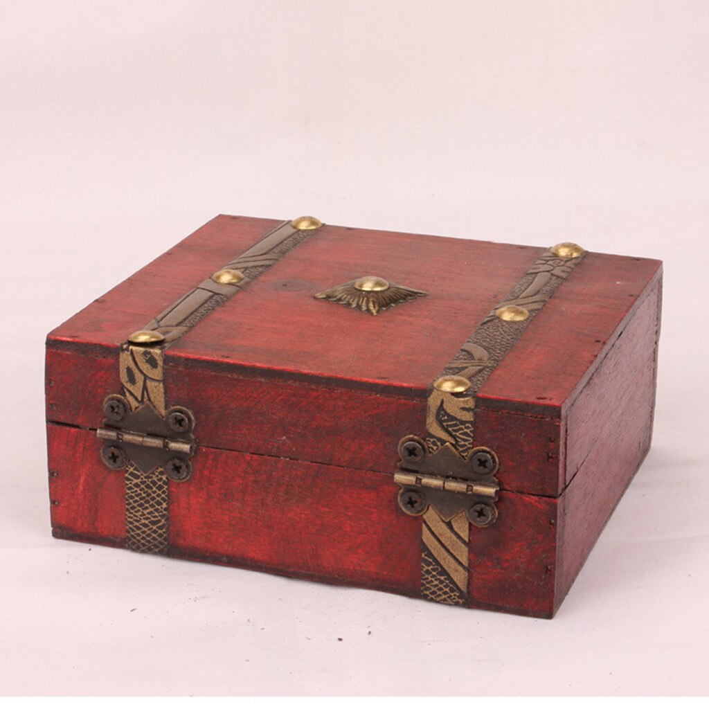 Jewelry Box Vintage Wood Handmade Box With Mini Me... – Grandado