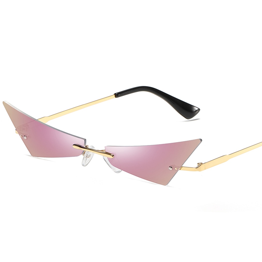 Women Men Chic Small Polygon Sunglasses Futuristic... – Grandado
