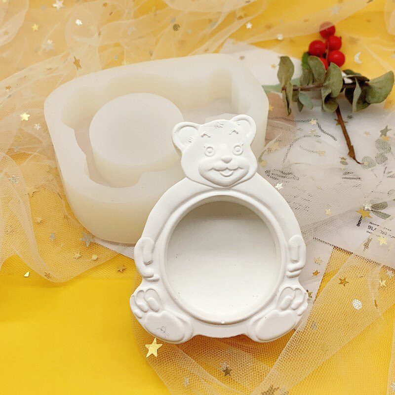 Cute Bear Clay Plaster Molds DIY Tea Light Candle ... – Grandado