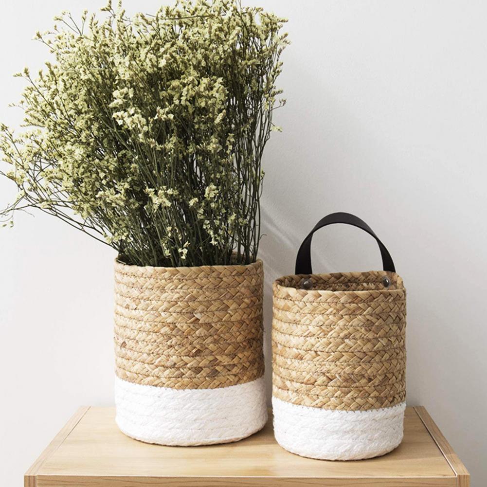 Garden Plant Flower Pot Handmade Rattan Storage Ba... – Vicedeal