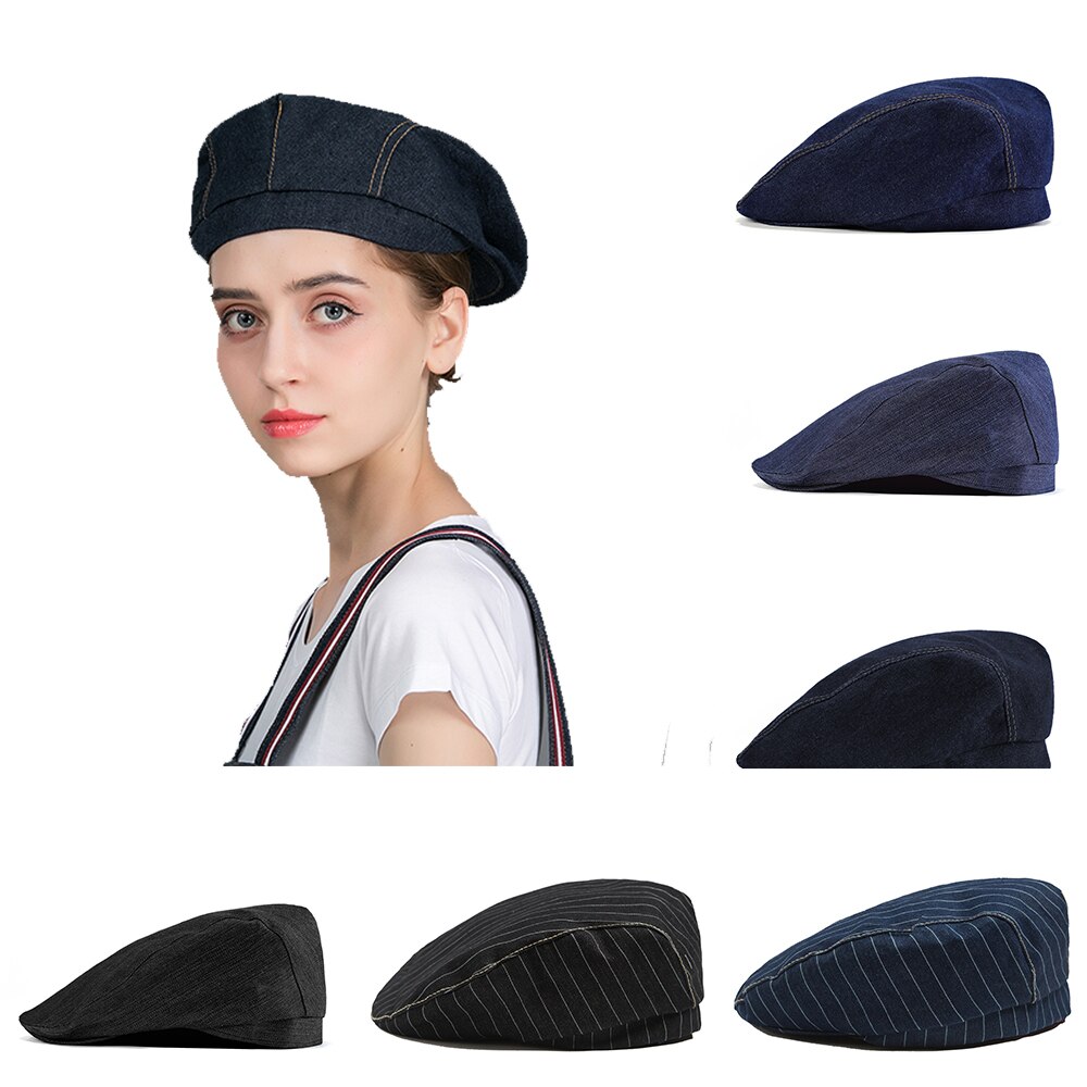 Chef Denim Hat Cocina Sombreros Women Men Restaura... – Grandado