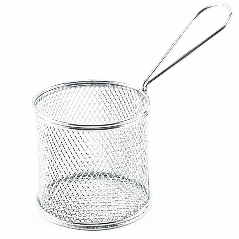 Deep Fry Basket Round Frying Strainer Basket Frenc... – Grandado
