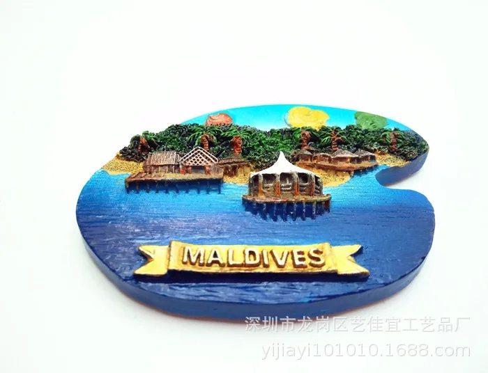 3d Magnet Fridge Maldives Seaview Island Tourism S... – Grandado