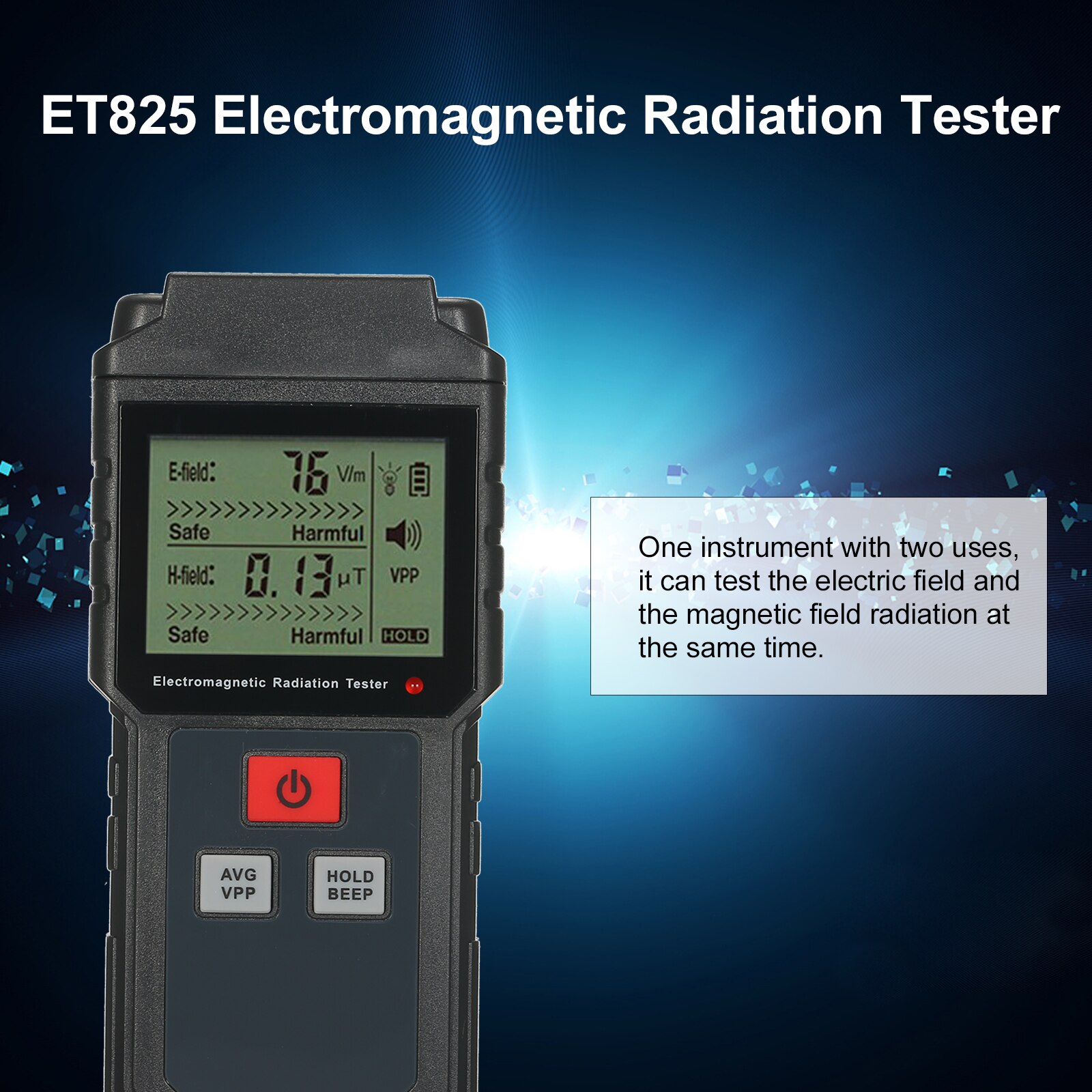 ET825 Electromagnetic Radiation Tester Wave Radiat... – Grandado