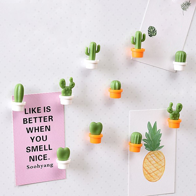 6Pcs Magneten Leuke Mini Vetplant Vaas Set Magneet... – Vicedeal