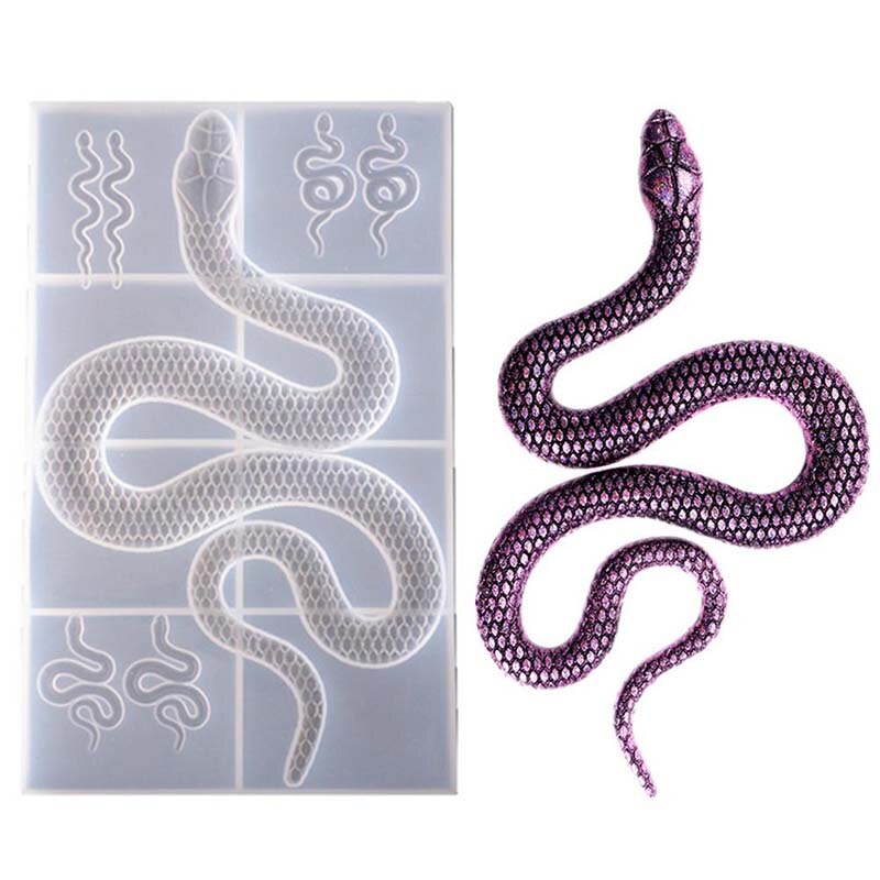Snake Shape Silicone Mold Resin Crafts Decor Clay ... – Grandado