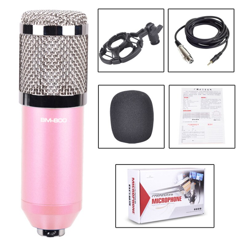 3.5MM BM800 Dynamic Condenser Wired Microphone Mic... – Vicedeal