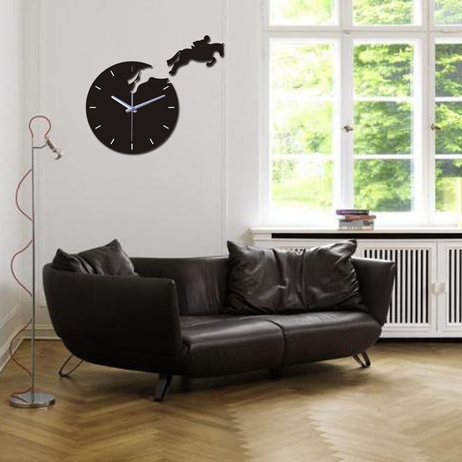 European Style Pegasus Wall Clock DIY Acrylic Cloc... – Vicedeal