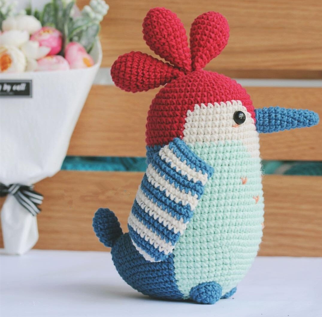30cm Tall Cute Woodpecker Wool Felt Craft DIY Non ... – Grandado